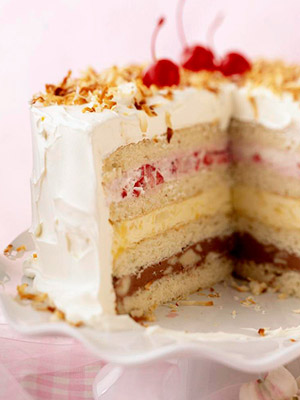 How to Make Traditional Ice Cream Sundae Cake